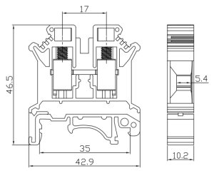 UK10N Universal Terminal Block - JINH