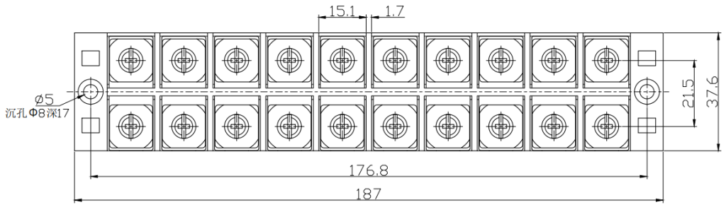 TB-4510 Barrier Terminal Block - JINH